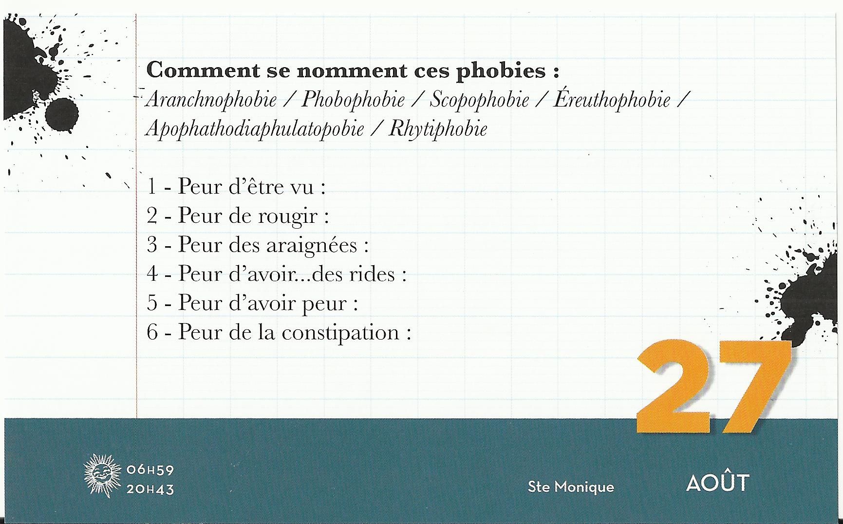 Un peu de français...